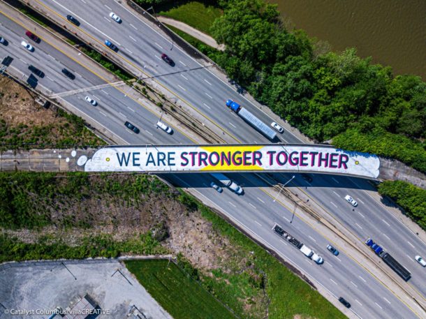This Mural On An Abandoned Columbus Highway Is The Ray Of Sunshine You ...