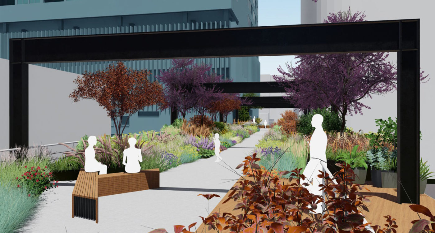 The New Renderings Of ParkWalk, An Elevated Park Slated For Downtown ...