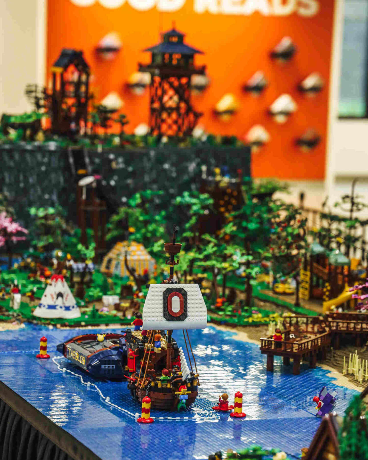 This Massive LEGO Display At The Main Library Is Incredible